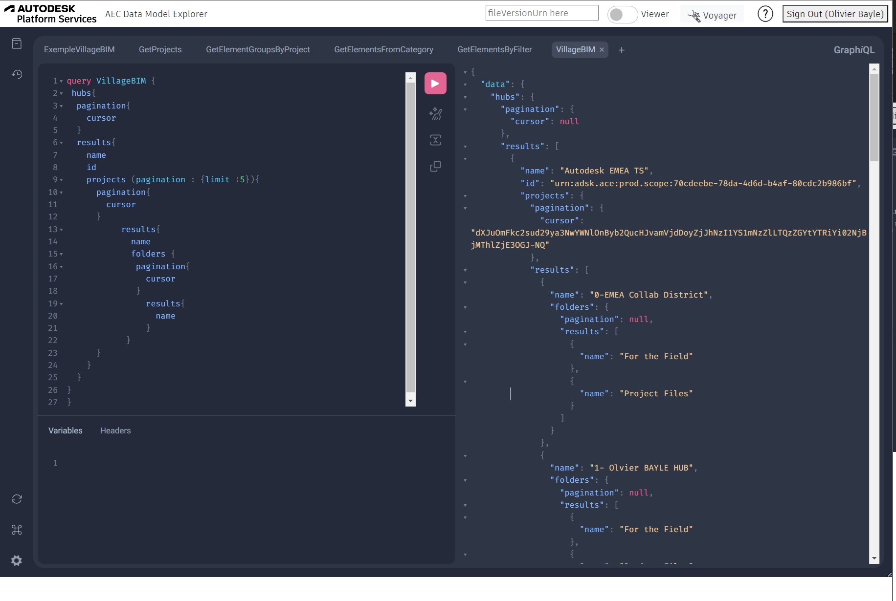 Village BIM - [Tutoriel] API Autodesk AEC Data Model – Un exemple