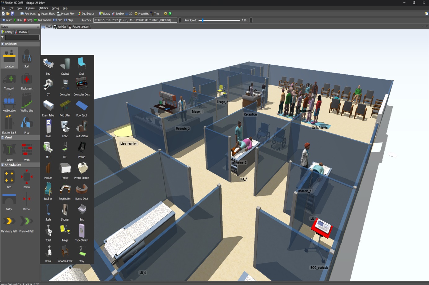 Village BIM - Autodesk FlexSim – Simulation de process et de flux de ...