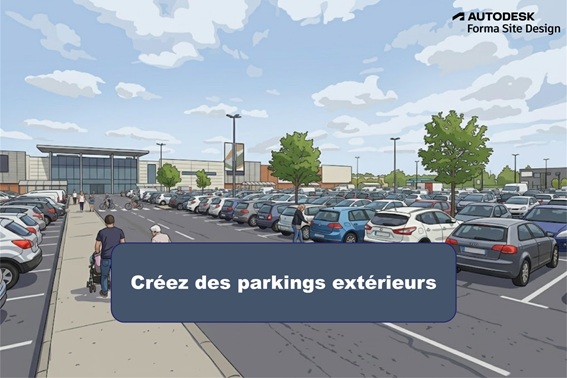Village BIM - Forma Site Design : Possibilité de créer des parkings ...